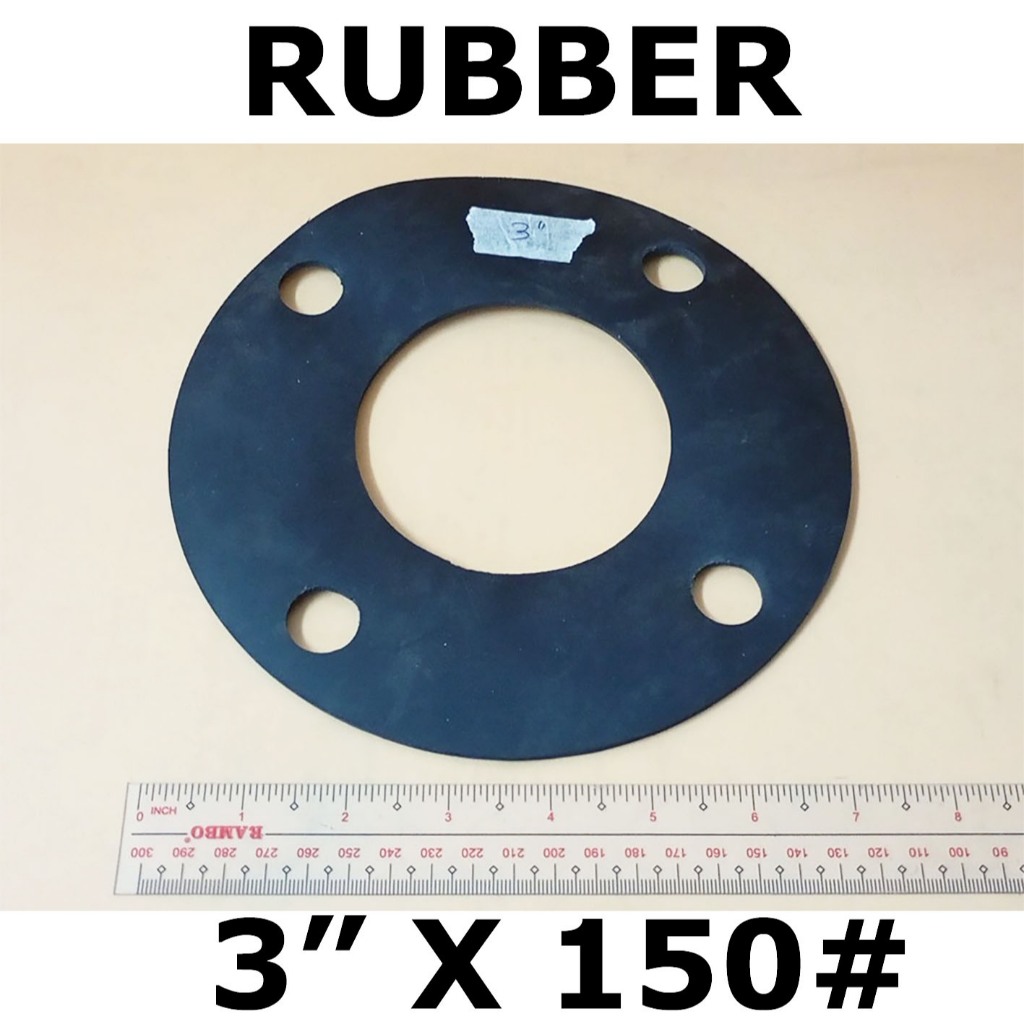 RUBBER GASKET FOR SLIP ON FLANGE 3" X 150# ASTM 150 ...