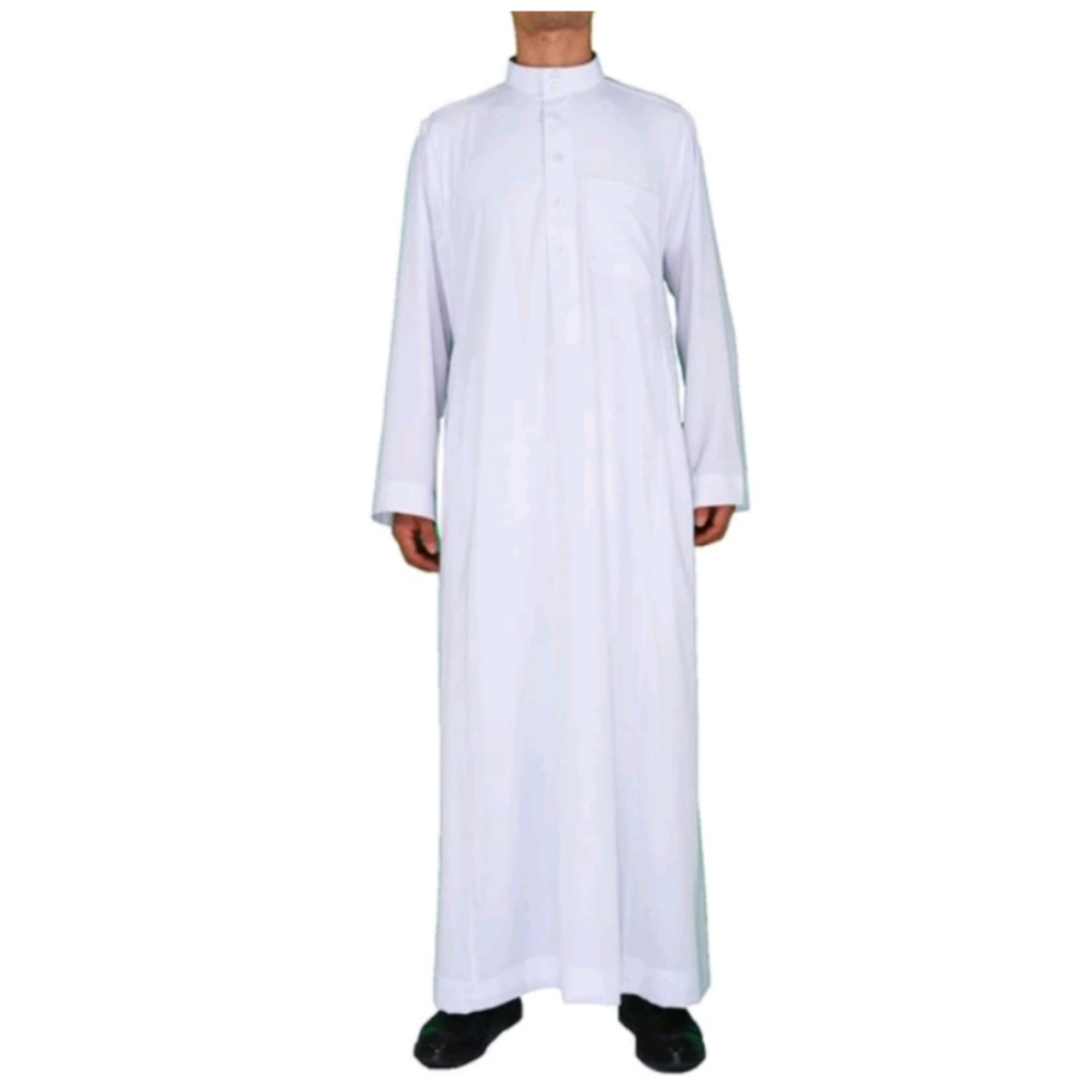 White color Kimon for muslim kids to adult long sleeve | Shopee Philippines