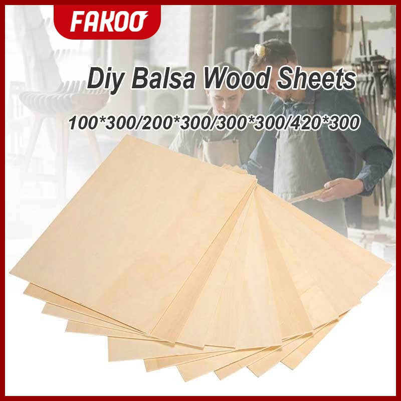 5pcs 450x300x4mm DIY Balsa Wood Sheets DIY Model Balsa Wood Sheet For ...