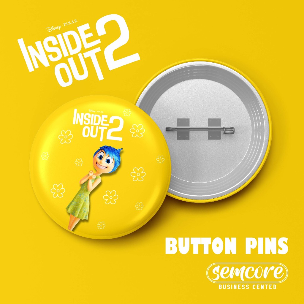 Inside Out 2 Inspired Button Pins (take all) | Shopee Philippines