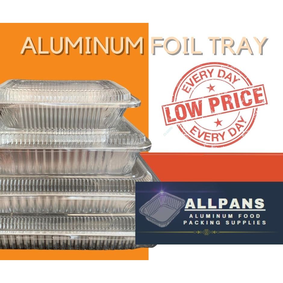 Aluminum Pans pack by 10s with plastic lid included | Shopee Philippines