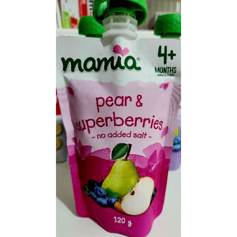 MAMIA Baby Food 4+Months to 3 years Smooth Puree 120g | Shopee Philippines
