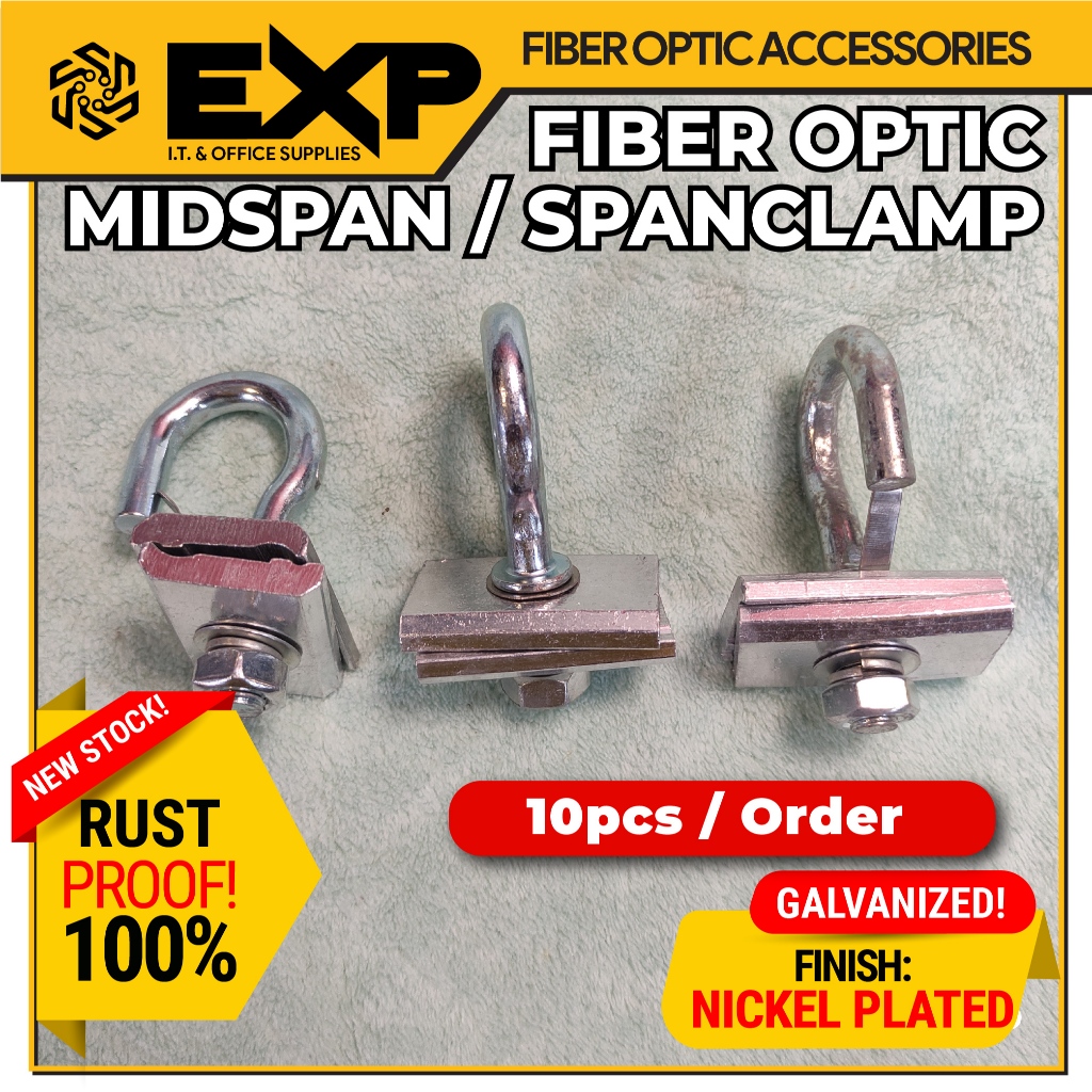 Midspan | Span Clamp | FTTH | UTP CABLE | MINI FIGURE 8 | FIBER DROP ...