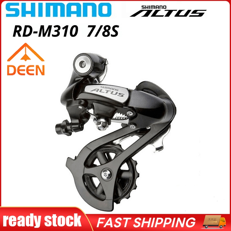 Shimano Altus Rd-M310 M310 7/8 Speed 3x7s 3x8s Mountain Bicycle Riding Cycling Mtb Rear ...
