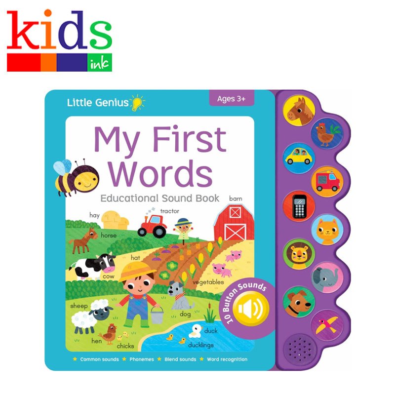 My First Words (Little Genius) Board book – Kids Ink | Shopee Philippines