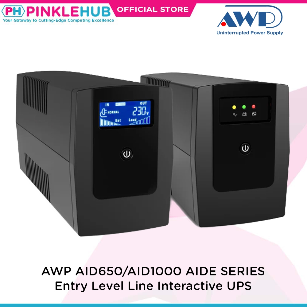 AWP Awp AID650 / AID1000 UPS 650VA/390W and 1000VA/600W Line ...