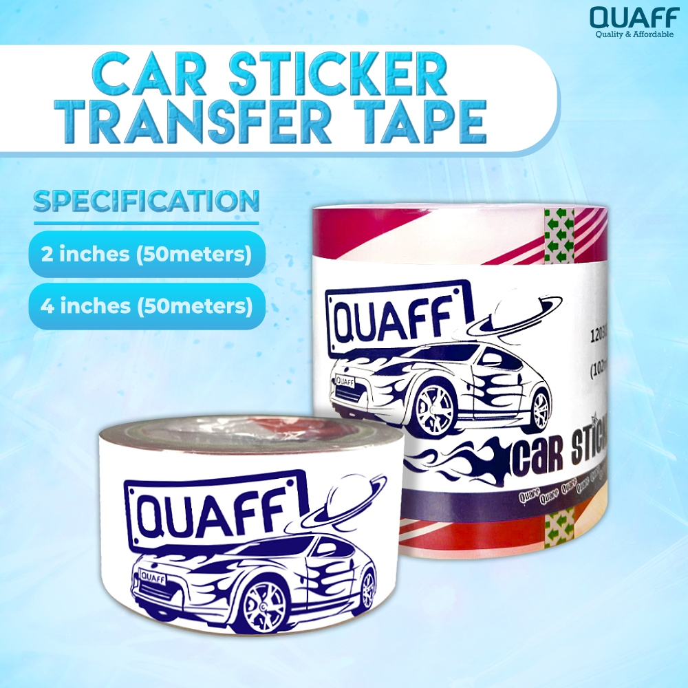50meters Quaff Transparent Transfer Tape for Car Sticker Decals or Cut ...