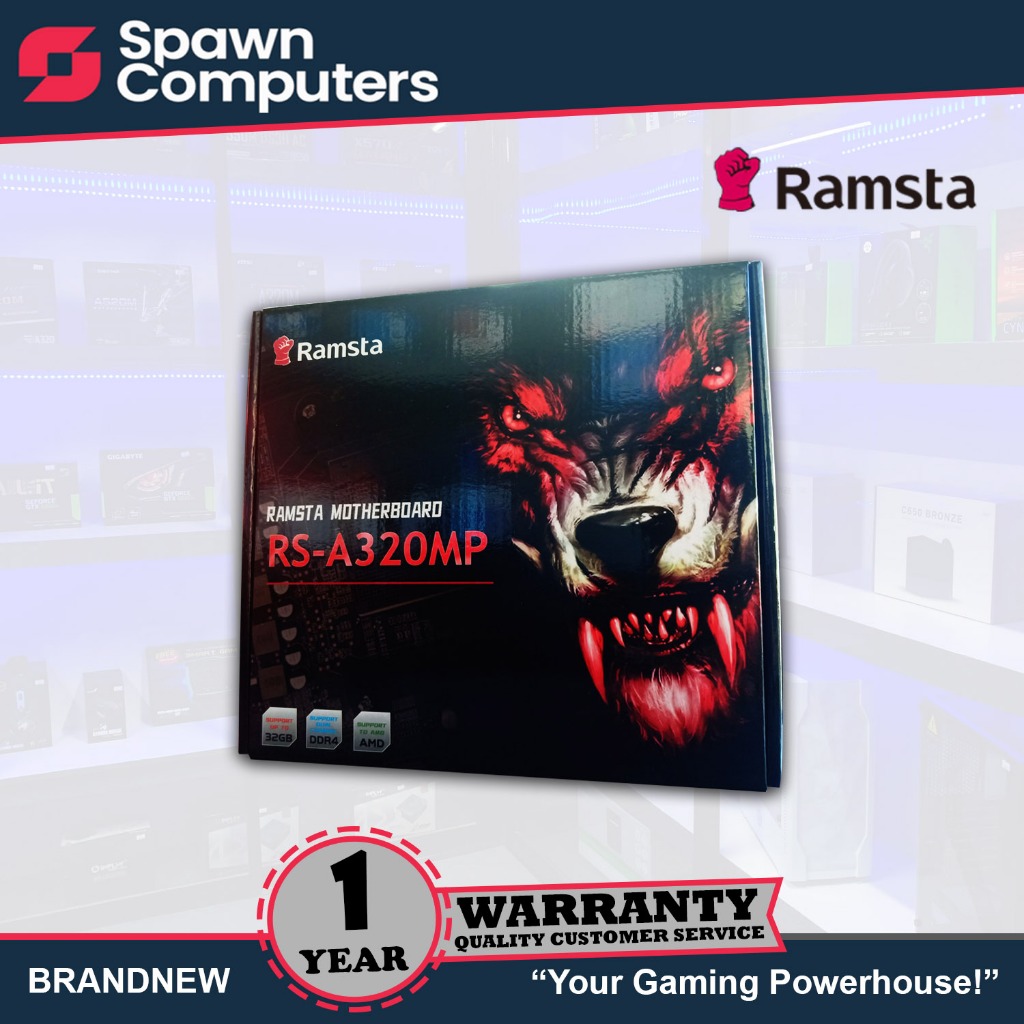 Ramsta A320 Motherboard | Shopee Philippines
