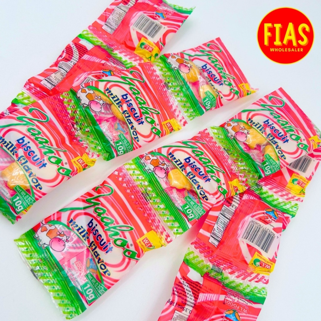 12 pcs Yaahoo Biscuit Milk Flavor 10g | Shopee Philippines