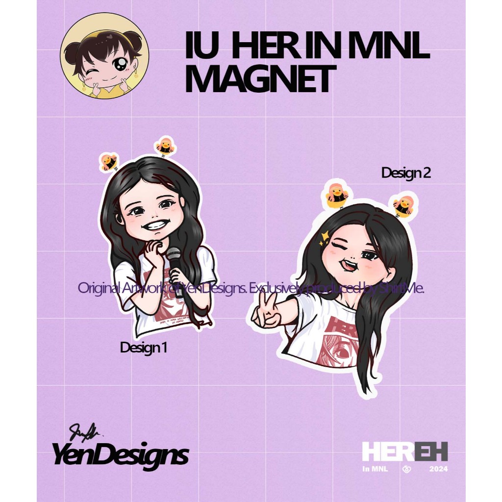 IU HER IN MANILA Magnet | YenDesigns | Shopee Philippines