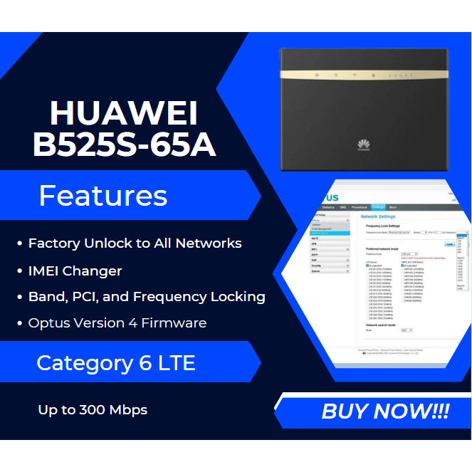 B525s 65a MAMBA Modem Openline Full Admin | Shopee Philippines