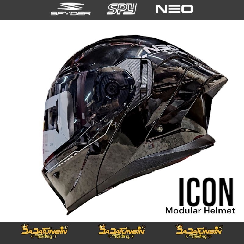 SPYDER Neo ICON Modular Helmet w/ Free Extra Clear Visor | Shopee ...