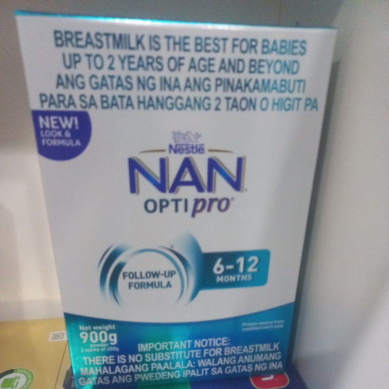 Nan Optipro two 6-12mos. 900g | Shopee Philippines
