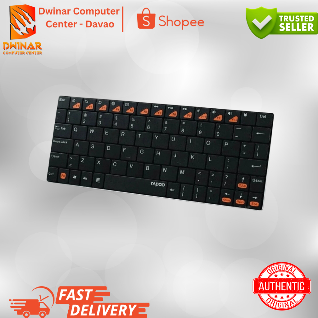 RAPOO E6500 WIRELESS KEYBOARD | Shopee Philippines