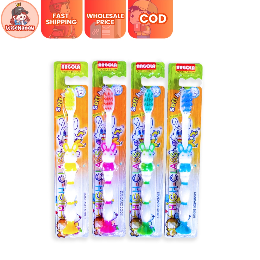 WiseNanay Kids Toothbrush #889 - Penguin / Bunny Design Sipilyo ...