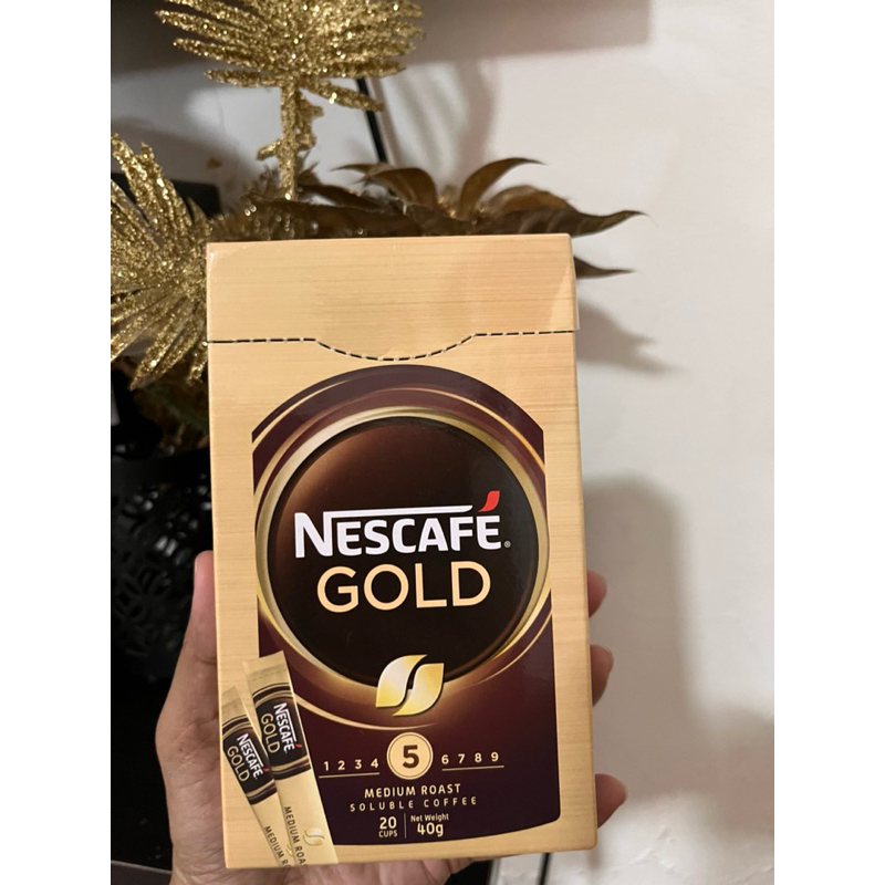 Nescafe Gold Medium Roast Soluble Coffee 20 sachet | Shopee Philippines