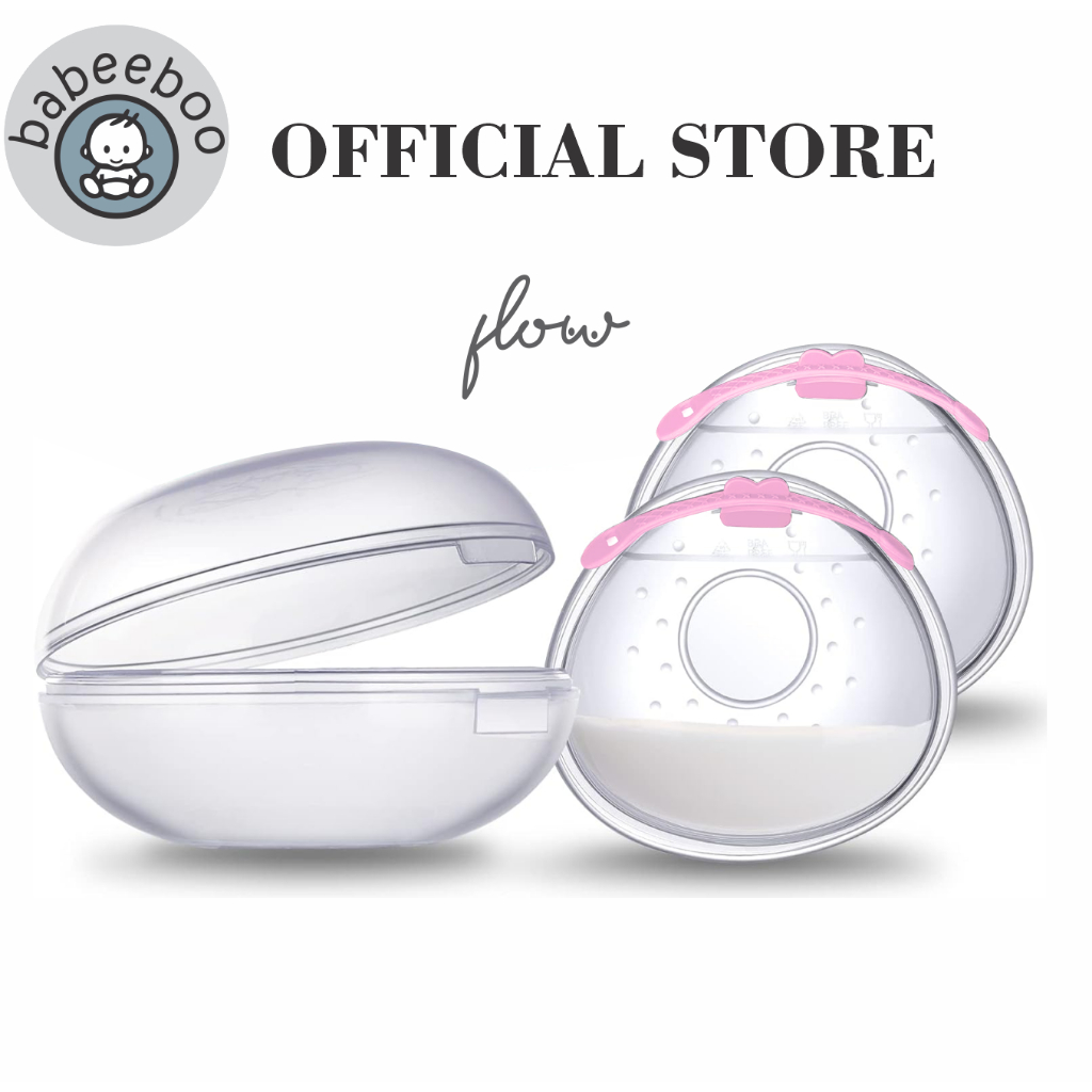 FLOW Breast Milk Collector - Silicone Breast Shells for Breastfeeding ...