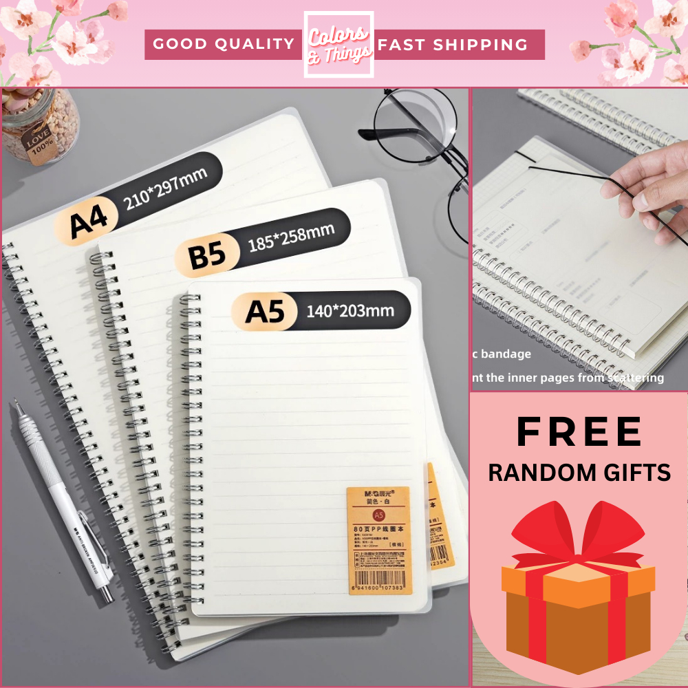 Colorsandthings A6/A5/B5 Spring Styled Writing Notebook | Shopee Philippines