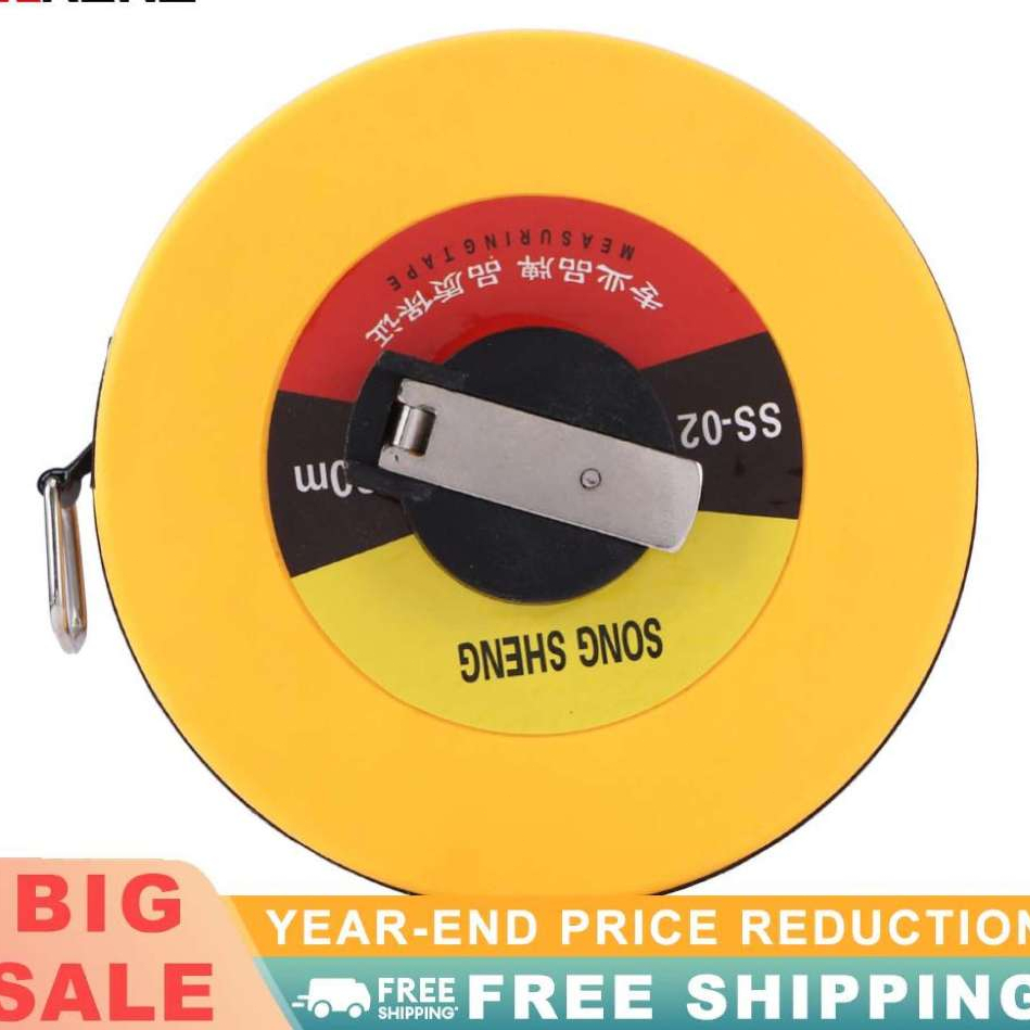 20M Circular Glass Fiber Leather Carpenter Metric Measuring Meter Tape ...