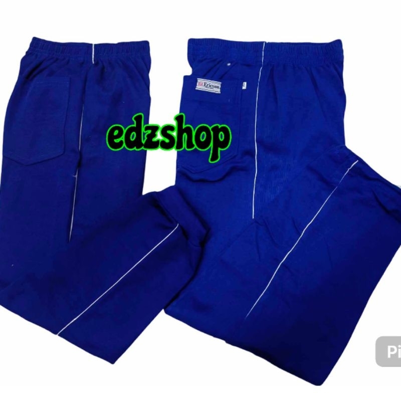 Royal blue jogging panta P.E uniform.cotton fabric.ericson brand ...