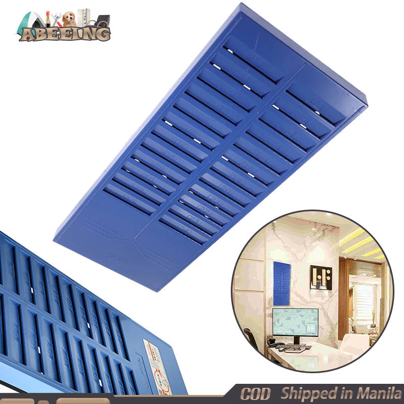 50 Pockets Time Card Holder Wall Mount Timecard Rack | Shopee Philippines