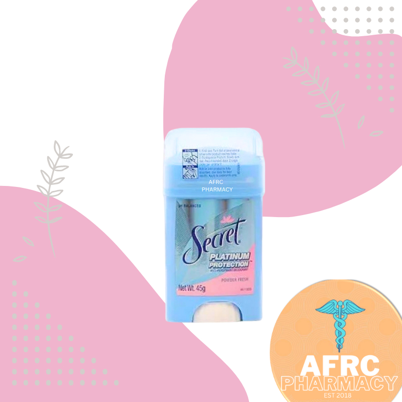 Secret Deodorant Platinum Protection Anti-perspirant CreamStick Powder ...