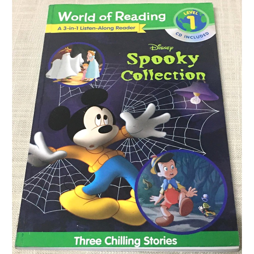 Disney Spooky Collection with CD (3-in-1 Listen-Along Reader) | Shopee ...