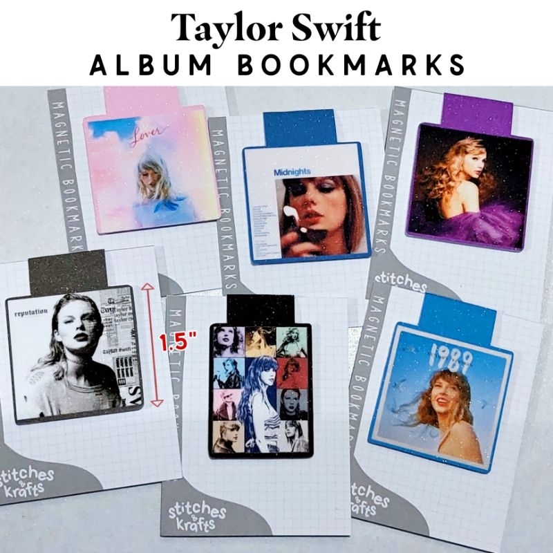 Taylor Swift Album Magnetic Bookmarks | Shopee Philippines