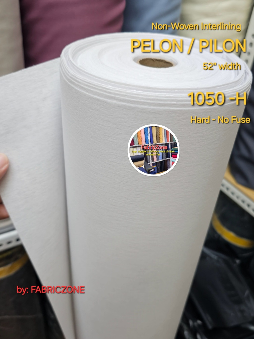 Pelon/Pilon Superior Quality Non-Woven Interlining 1050-H, 52" width ...