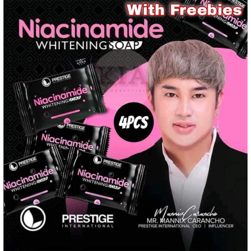 Prestige International Niacinamide Soap for whitening Cleansing FDA ...