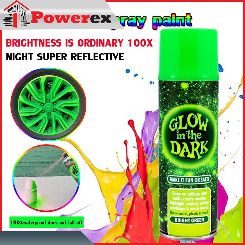 Fluorescent Self-spraying Paint Ultra-bright Reflective Paint Luminous ...