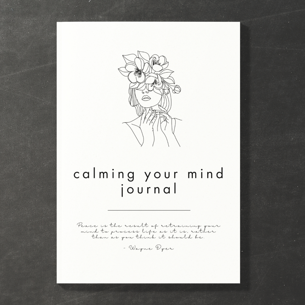 Calming Your Mind Journal (Minimalist) A4 A5 US Letter Size | Shopee ...
