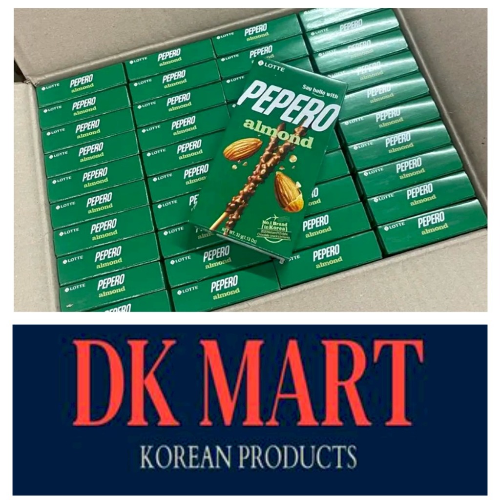 LOTTE PEPERO ALMOND 1 BOX = 40PCS | Shopee Philippines