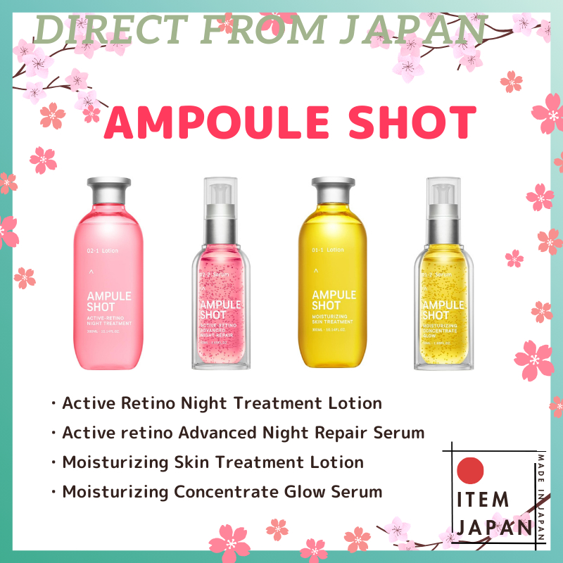 Ampule Shot Lotion 300ml Serum 50ml Active Retino Night Treatment/Moisturizing Concentrate Glow ...