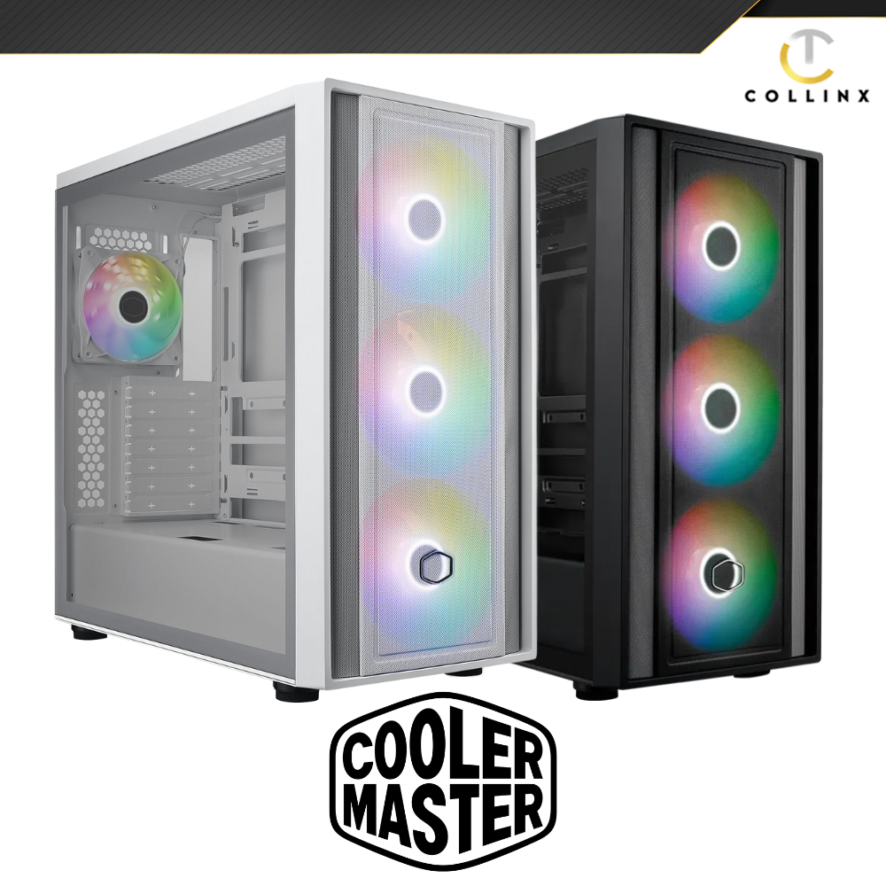 Cooler Master MasterBox 600 w/4 RGB Cooler Master Fans / 600 Lite ...