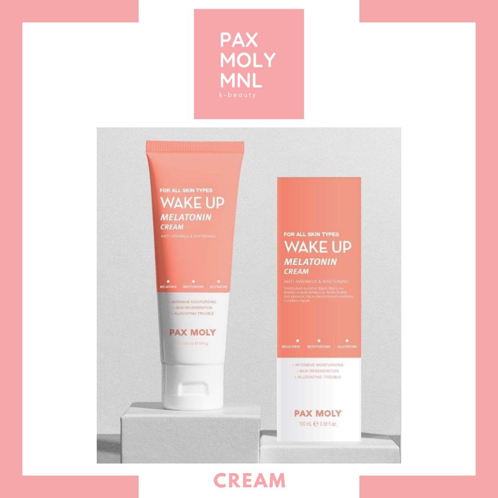 Pax Moly Wake Up Melatonin Cream 100g | Shopee Philippines