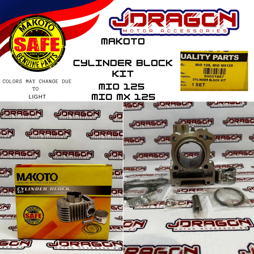 MAKOTO CYLINDER BLOCK (MIO 125/MIO MX 125) | Shopee Philippines