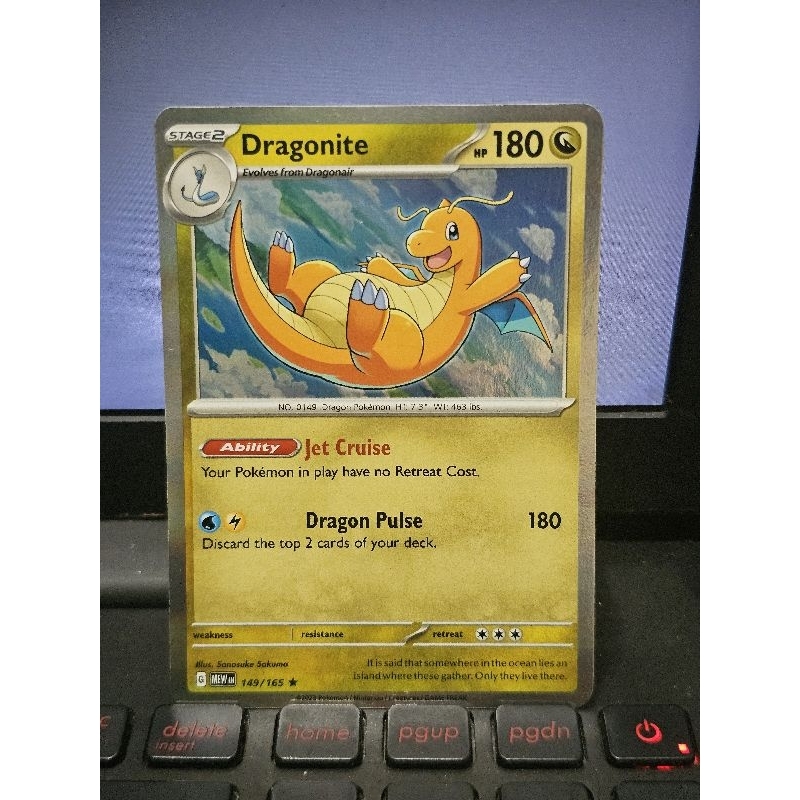 Dragonite - 149/165 - Holo Rare Scarlet & Violet 151 Singles | Shopee ...