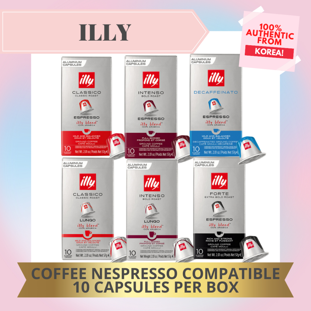 [illy] illy Coffee Nespresso Compatible 10 Capsules (Classico Espresso ...
