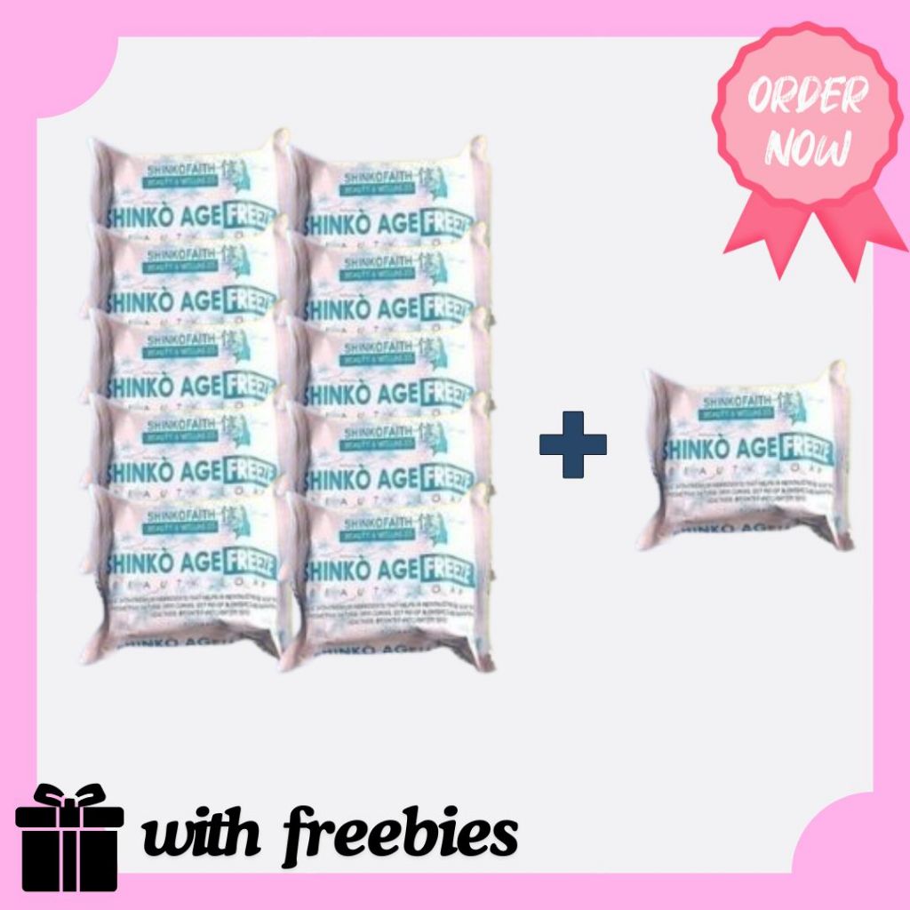 Shinko Age Freeze Soap + freebies | Shopee Philippines