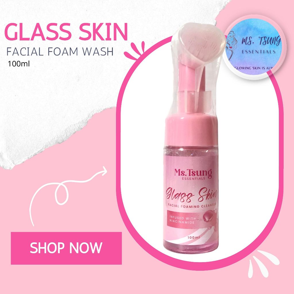 Ms. Tsung Essentials - Glass Skin Facial Foaming Cleanser - 100ml | Shopee Philippines