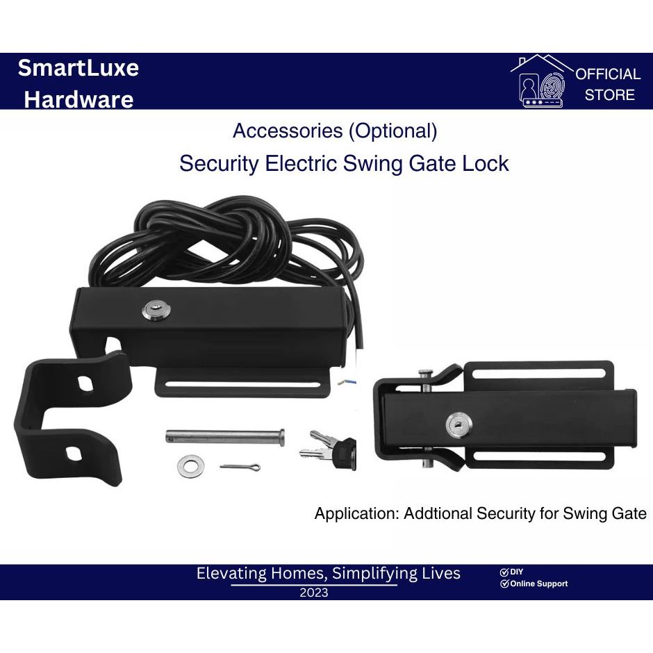 24V Automatic Electric Lock (Applicable for all kind of Swing Gate ...