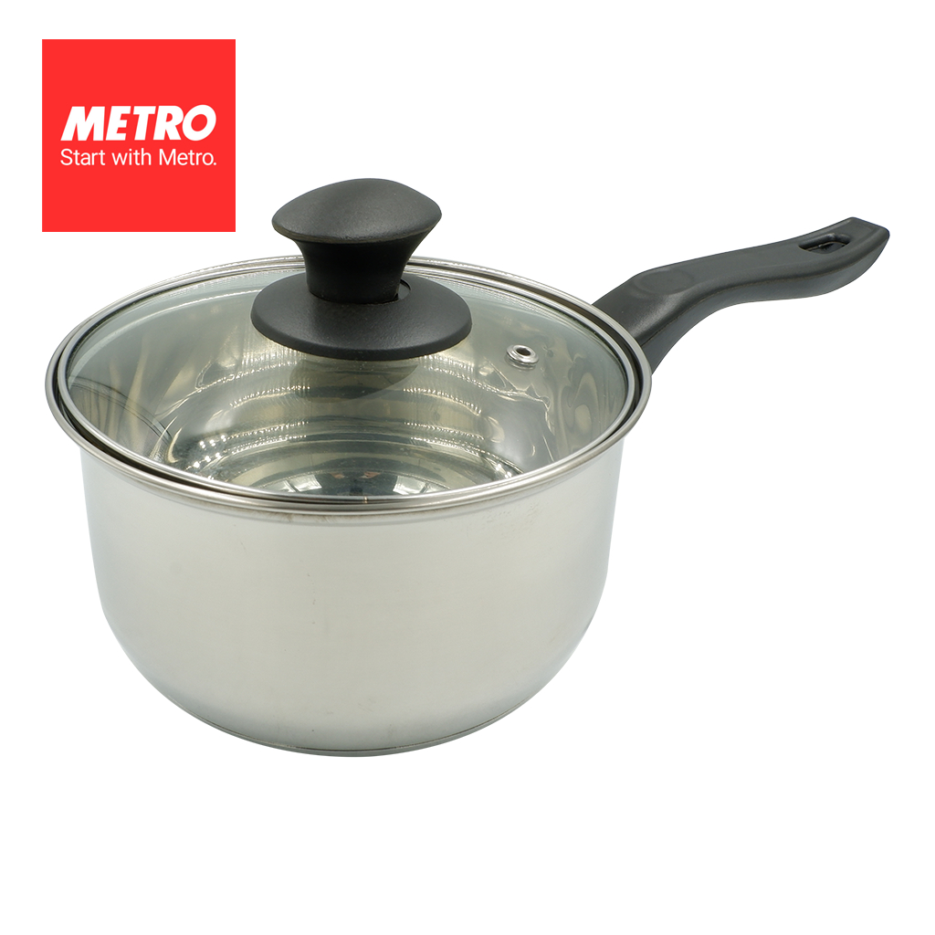 Metro Cookwares Sauce Pan 16cm Stainless Steel BGPN 7178 | Shopee ...