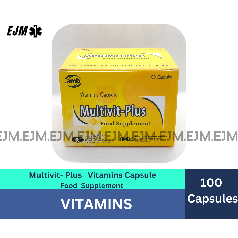 Multivit Plus Food Supplement Multivitamins capsule - 100 capsules ...