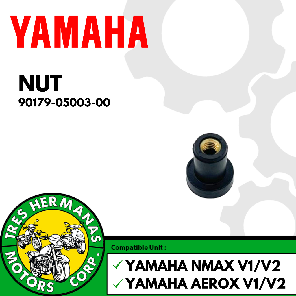 NUT FOR YAMAHA MOTORCYCLE : NMAX V1 V2, AEROX V1 V2 ( 90179-05003-00 ...