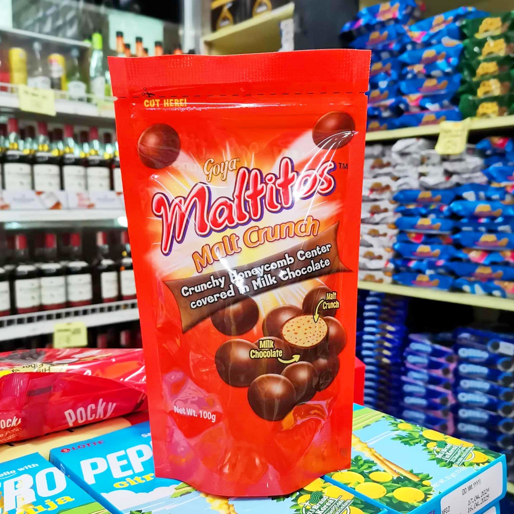Goya Maltitos Malt Crunch Honeycomb Center Covered In Milk Chocolate ...