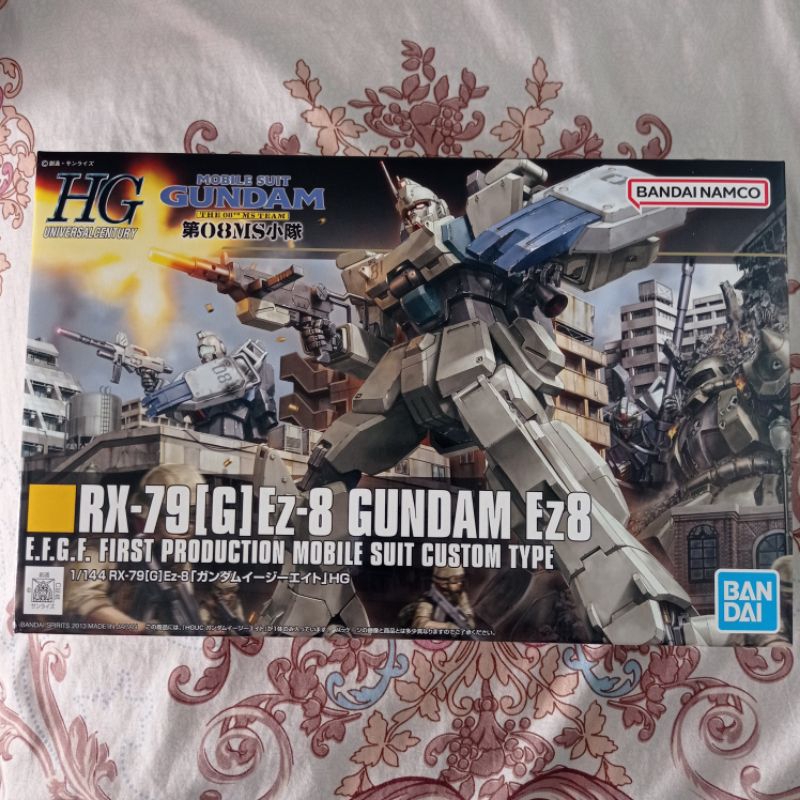 Bandai High Grade HG 1/144 Rx 79 Ez 8Gundam mecha robot model kit ...