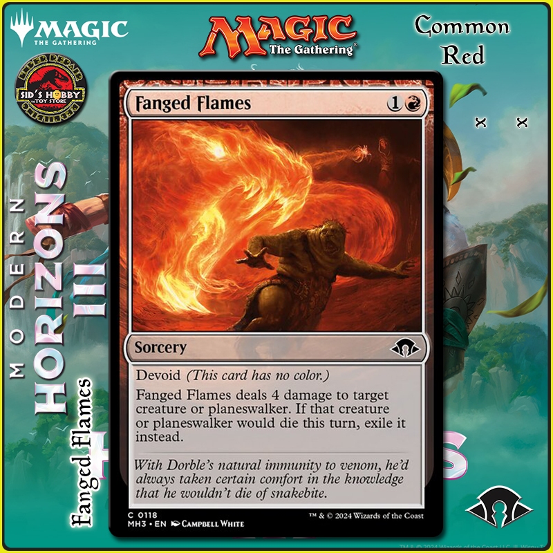 Fanged Flames x x Modern Horizons 3 Red Common MH3 MTG | Shopee Philippines
