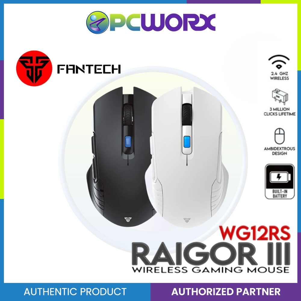 Fantech Raigor III WG12RS Rechargeable 2.4GHz Wireless Gaming Mouse ...