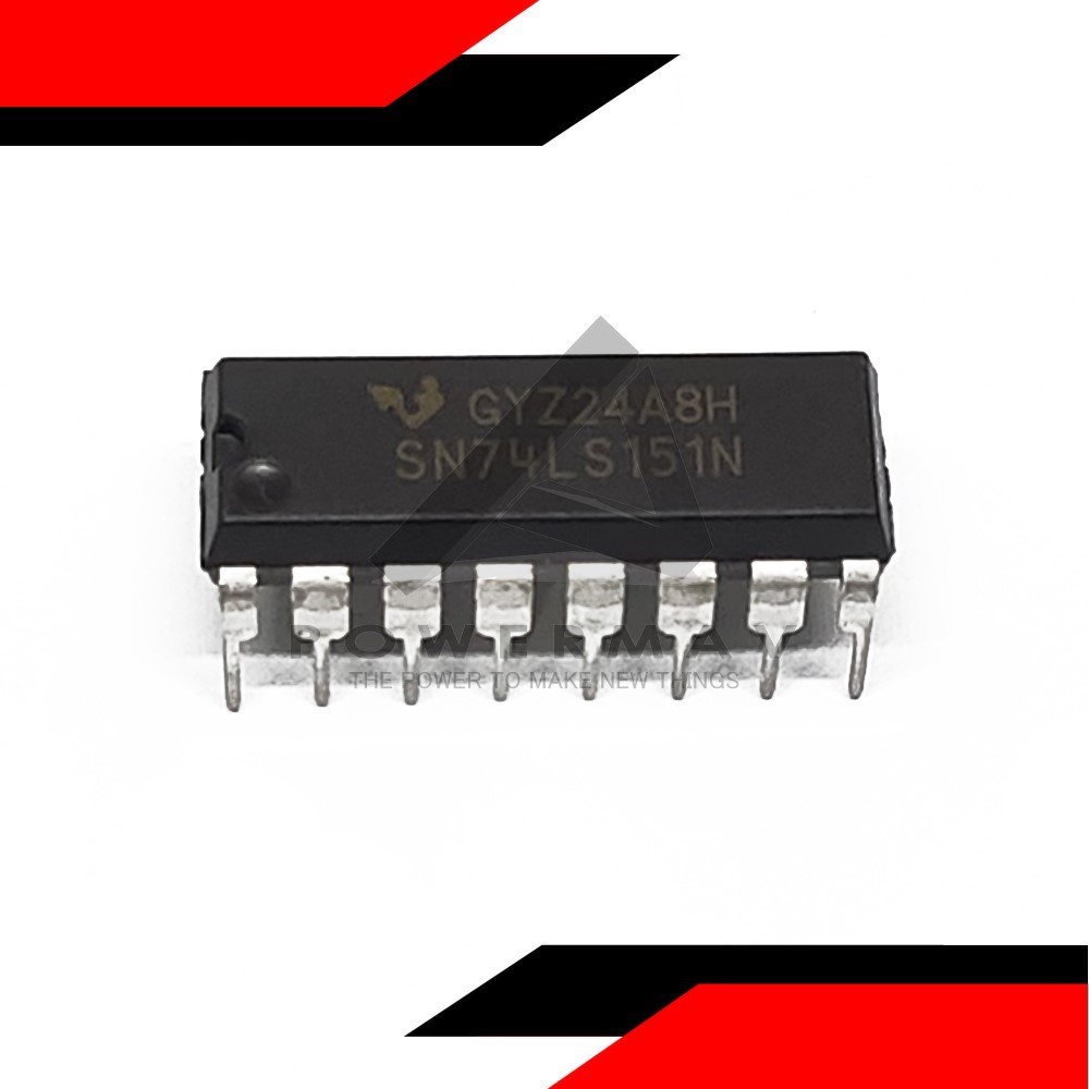 74ls151 DIP IC 74151 sn74ls151n high speed 8 input Digital Multiplexer 5.25V 35 MHz On-Chip ...